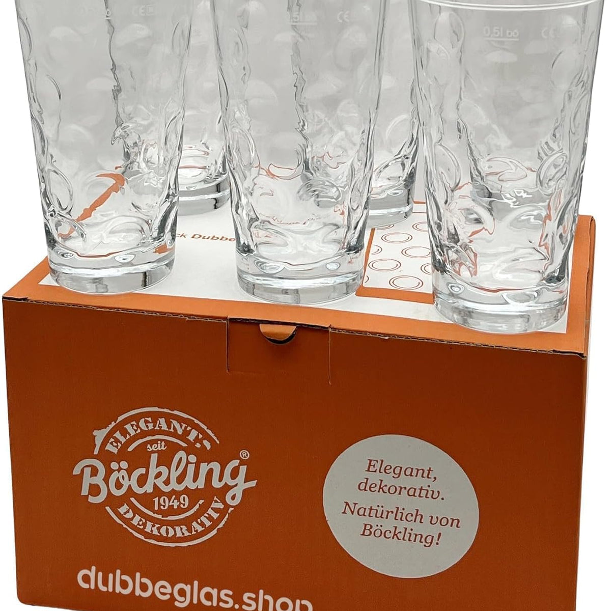 6 x Dubbegläser 0,5 L - Böckling – Dubbeglas Shop